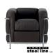 ル・コルビジェ LC2 1P（プレミアム仕様） スティールライン社DESIGN900 (steel line) :DS221:Genufine - 通販 - Yahoo!ショッピング