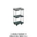 _OCAHOL_●荷台は堅牢なリブ構造です。●薬品や溶剤にも侵されにくく耐久性に優れています。●台上に滑り止め用ゴムが4ヵ所ついています。●上部天板に柵が付いていて荷崩れを防止します。(軽量物の積載時)●組立式●3段式●自在キャスター、自在...