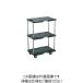 _OCAHOL_●荷台は堅牢なリブ構造です。●薬品や溶剤にも侵されにくく耐久性に優れています。●台上に滑り止め用ゴムが4ヵ所ついています。●組立式●3段式●自在キャスター、自在S付キャスター各2個●3段式タイプ_OCAHOL_文房具・オフィ...