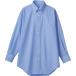 住商モンブランの飲食・カフェ　シャツ、男女兼用、長袖、ブルー_OCAHOL_住商モンブランの飲食・カフェ　シャツ、形態安定素材を使用、豊富なアイテムを自由に組み合わせて、シチュエーションに合わせたコーディネートが可能、さまざまなワークシーン...