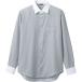 住商モンブランの飲食・カフェ　シャツ、メンズ、グレーストライプ_OCAHOL_住商モンブランの飲食・カフェ　シャツ、ストライプに映える白襟が印象的_OCAHOL_文房具・オフィス・手芸 ＞ 作業服・ユニフォーム ＞ 事務服・スーツ ＞ 事務...