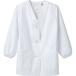 住商モンブランの調理衣、レディス長袖、ホワイト、襟なし、ゴム付、ＥＣＯ商品_OCAHOL_住商モンブランの調理衣、抗菌機能を付与したレディス長袖、ポリエステル：６５％、綿：３５％の生地使用、グリーン購入法対象商品、イージーケア性に優れたスタ...