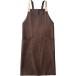 住商モンブランの飲食・カフェ　エプロン、男女兼用、フリーサイズ、ブラウン×ベージュ、肩かけタイプ_OCAHOL_住商モンブランの飲食・カフェ　エプロン、抗菌・制電機能を付与、天然色素を用いて環境に配慮したエコ素材「オニベジ　シリーズ」、定番...