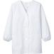 住商モンブランの調理衣、レディス長袖、ホワイト、襟なし、ゴム入り_OCAHOL_住商モンブランの調理衣、抗菌機能を付与したレディス長袖、ポリエステル：６５％、綿：３５％の生地使用、イージーケア性に優れたスタンダードな調理衣です。_OCAHO...