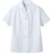 住商モンブランの調理衣、レディス半袖、ホワイト、襟付、ＥＣＯ商品_OCAHOL_住商モンブランの調理衣、抗菌機能を付与したレディス半袖、ポリエステル：６５％、綿：３５％の生地使用、グリーン購入法対象商品、イージーケア性に優れたスタンダードな...