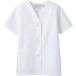住商モンブランの調理衣、レディス半袖、ホワイト、襟なし、ＥＣＯ商品_OCAHOL_住商モンブランの調理衣、抗菌機能を付与したレディス半袖、ポリエステル：６５％、綿：３５％の生地使用、グリーン購入法対象商品、イージーケア性に優れたスタンダード...