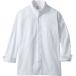 住商モンブランのコックコート、男女兼用長袖、ホワイト、スタンドカラータイプ、袖ポケット付_OCAHOL_住商モンブランのコックコート、男女兼用長袖、ポリエステル：６５％、綿：３５％の生地使用、シンプルなデザインとスタンドカラーがポイントのコ...