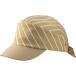 住商モンブランの飲食・カフェ　キャップ　リボンタイプ、男女兼用、フリーサイズ、ベージュストライプ×ベージュ_OCAHOL_住商モンブランの飲食・カフェ　キャップ　リボンタイプ、制電機能を付与、豊富なカラーを取り揃えたキャップ_OCAHOL_...