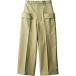 住商モンブランの飲食・カフェ　パンツ、男女兼用、ベージュ、ストレッチ、クロップ丈、ワイドシルエット、ベイカータイプ_OCAHOL_住商モンブランの飲食・カフェ　パンツ、制電・ストレッチ機能を付与、「ワールドグループ」とのコラボ商品、「ブラン...
