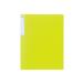 _OCAHOL_背幅の薄いスリムタイプで持ち運び重視の軽量設計！●クリアファイル（ポケット固定式）●業務用パック●中紙なし●タテ入れ●タテ型●規格：Ａ４ーＳ●ポケット数：１０枚●色：黄緑●材質：表紙、ポケット＝ポリプロピレン●表紙厚：０．４...