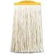 独自技術の編み込み糸を使用した水拭き用房型モップ_OCAHOL_糸を網目状に編み込むことで、糸ヨリの戻りが少なくなり、使用期間が長くなります。また、水分を吸水することで網目が締まり、より強い耐久性を実現します。 糸の重量は３３５ｇです。_O...