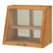 木の風合いが味わい深いカウンター上ガラスケース。表と裏で違う表情を見せる形状でディスプレイとしても活躍します。_OCAHOL_木の風合いが味わい深いカウンター上ガラスケース。表と裏で違う表情を見せる形状でディスプレイとしても活躍します。_O...