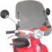 正面からの風・ホコリをブロックし、視界もクリア。走行時、体への風当たりを軽減します。_OCAHOL_通勤から、通学、毎日の事だからスクーターをもっと快適に。直接当たる風を避け、ホコリや雨天時の運転が楽になります。快適な移動を可能とする定番ア...