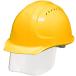 インナーシールド＆ベンチレーション付きのヘルメット。内装HA2タイプ。_OCAHOL_ライナー入り標準仕様。飛来落下物・墜落時保護兼用。NPワンタッチアゴひも標準装着。雨垂れ防止溝付き。_OCAHOL_文房具・オフィス・手芸 ＞ 作業服・ユ...