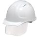 インナーシールド＆ベンチレーション付きのヘルメット。内装SFタイプ。_OCAHOL_ライナー入り標準仕様。飛来落下物・墜落時保護兼用。NPワンタッチアゴひも標準装着。雨垂れ防止溝付き。_OCAHOL_文房具・オフィス・手芸 ＞ 作業服・ユニ...