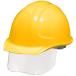 インナーシールド付きのヘルメット。通気孔なし/内装HA2タイプ。_OCAHOL_ライナー入り標準仕様。飛来落下物・墜落時保護兼用・電気用。NPワンタッチアゴひも標準装着。雨垂れ防止溝付き。_OCAHOL_文房具・オフィス・手芸 ＞ 作業服・...