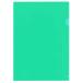 プラスの厚さ0.2mmのカラークリアーホルダー（クリアファイル）。色別管理がしやすいカラータイプです。A4サイズ。色はグリーン。_OCAHOL_プラスの厚さ０．２ｍｍのカラークリアーホルダー（クリアファイル）。色別管理がしやすいカラータイプ...