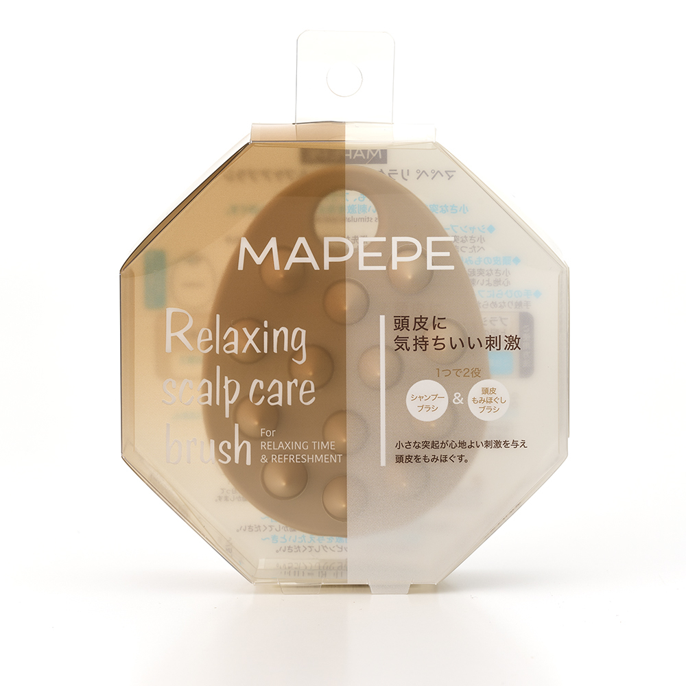 MAPEPE マペペ リラクシングスカルプケアブラシ ノーマル（ベージュ） ヘアブラシ、くし - 最安値・価格比較 - Yahoo!ショッピング
