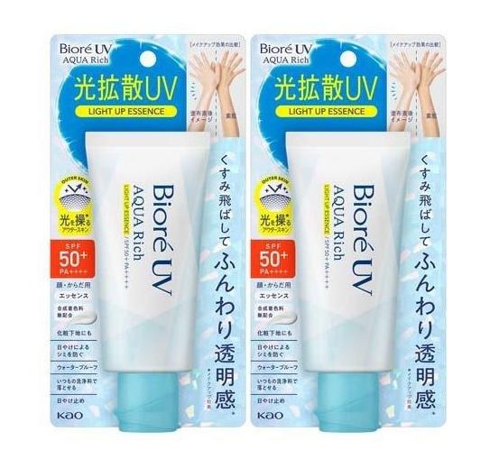 Kao ビオレUV アクアリッチ ライトアップエッセンス SPF50＋ PA＋＋＋＋ 70g×2個 Biore ビオレUV 日焼け止め - 最安値・価格比較 - Yahoo!ショッピング ...