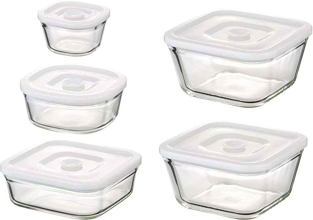 iwaki iwaki 密閉パック＆レンジ 5点セット（110ml、260ml、450ml×各1、700ml×2） PSC-MP-5W1 食品保存容器 - 最安値・価格比較 - Yahoo ...