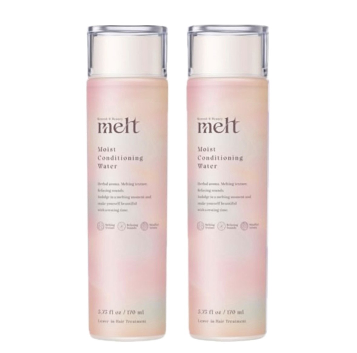 Kao メルト モイスト コンディショニング ウォーター 170ml×2 melt（Kao） トリートメント、ヘアパック - 最安値・価格比較 - Yahoo!ショッピング｜口コミ・評判からも探せる