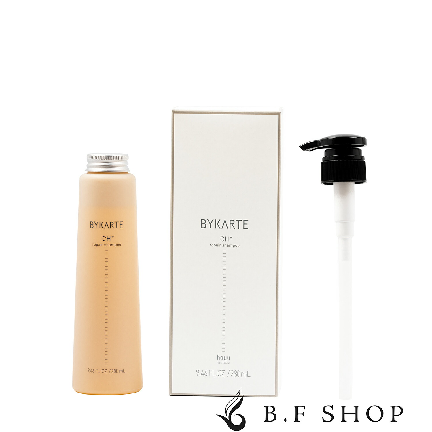 hoyu ホーユー バイカルテ リペアシャンプー CH＋ ボトル 280ml×1個 BYKARTE ヘアシャンプー - 最安値・価格比較 - Yahoo!ショッピング