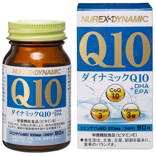 NUREX ダイナミックQ10＋DHA・EPA 90粒 コエンザイムQ10 - 最安値・価格比較 - Yahoo!ショッピング｜口コミ・評判からも探せる