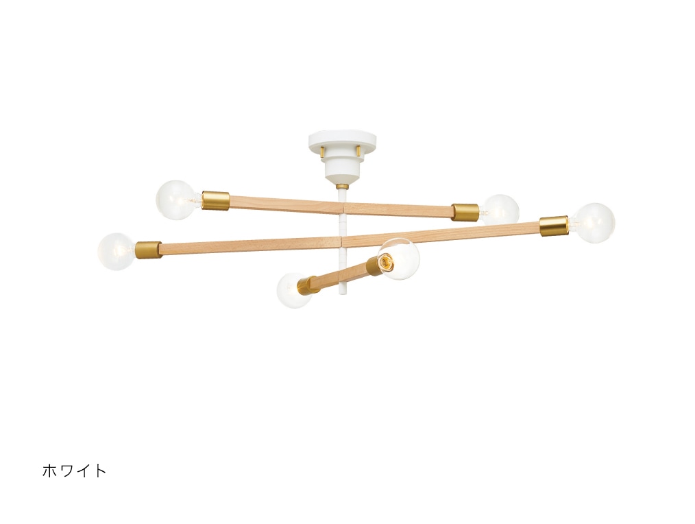 インターフォルム 天井照明 Astre baum アストルバウム シーリングライト 6灯 クリアボール球付 ホワイト LT-3526WH 多灯 シーリングライト - 最安値・価格比較 ...