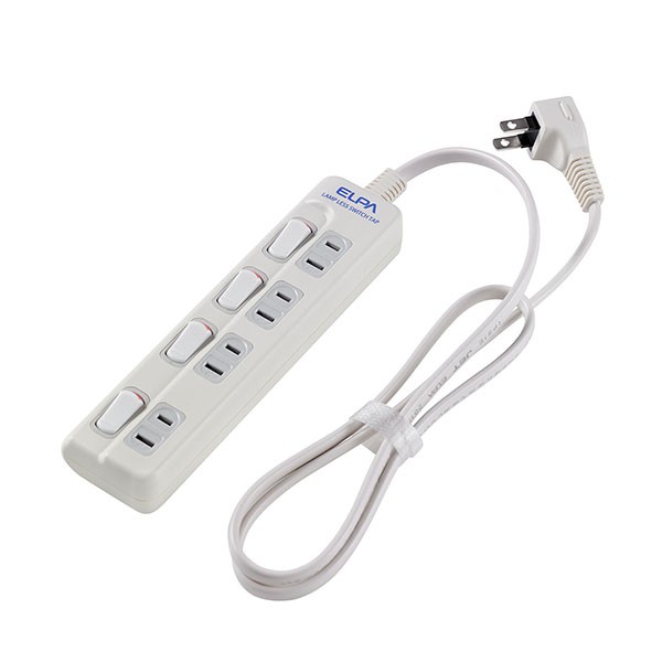 ELPA エルパ ランプレス節電スイッチ付電源タップ WLS-x10EB（W）1m OA、電源タップ - 最安値・価格比較 - Yahoo!ショッピング