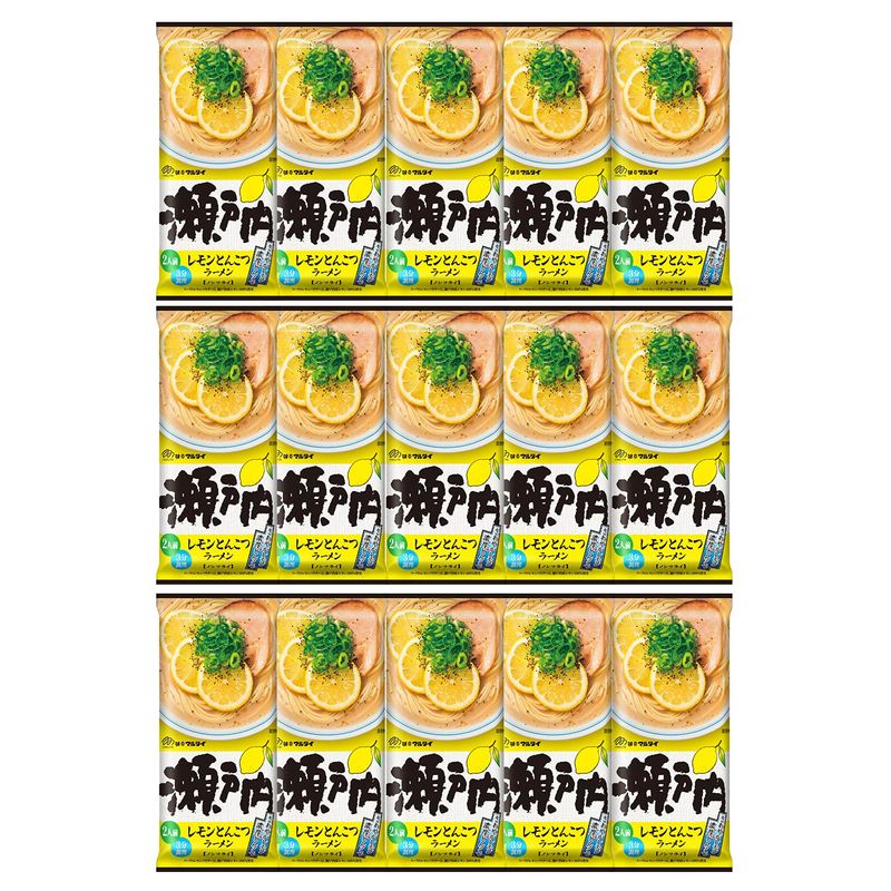 マルタイ 棒状めん 瀬戸内レモンとんこつラーメン 189g（2人前）×15個 インスタントラーメン - 最安値・価格比較 - Yahoo!ショッピング｜口コミ・評判からも探せる