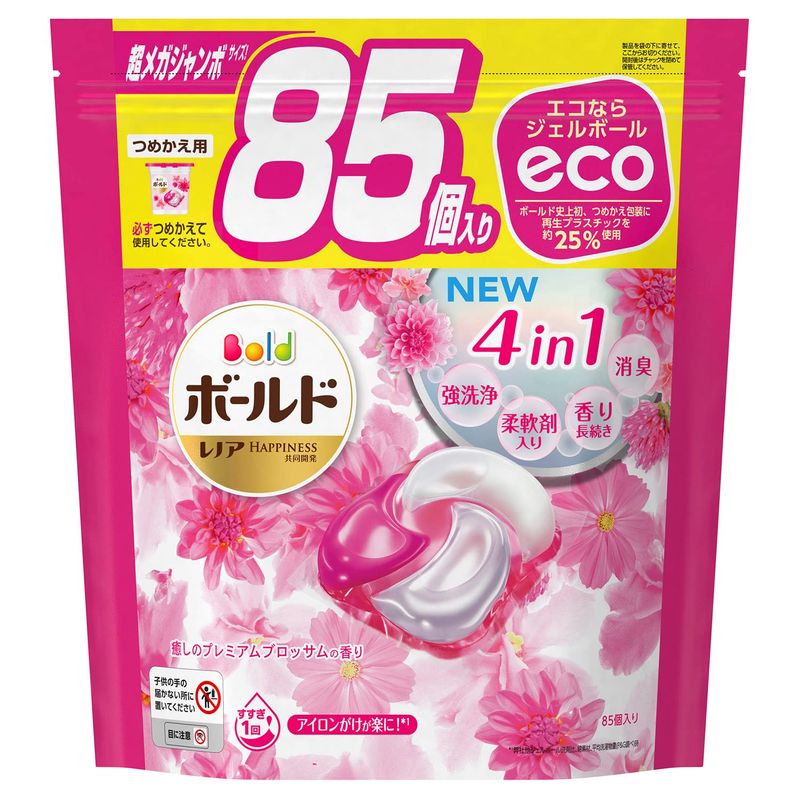 P&G ボールドジェルボール4D [つめかえ用] プレミアムブロッサムの香り 85個入（1.54kg） × 1個 ボールド 液体洗剤 - 最安値・価格比較 - Yahoo!ショッピング｜口コミ ...