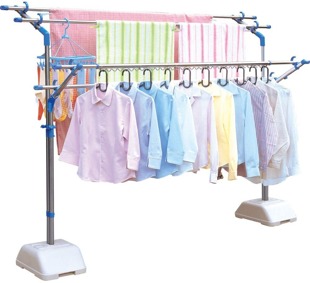 IRIS OHYAMA アイリスオーヤマ ステンレス物干しブロー台セット SMS-169R 物干し竿、ロープ - 最安値・価格比較 - Yahoo!ショッピング｜口コミ・評判からも探せる