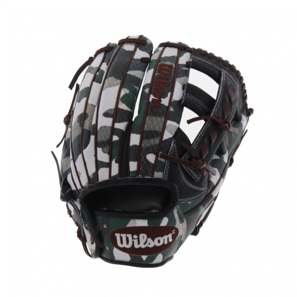 Wilson Wannabe Hero DUAL 内野手 86型 右投 （ブラック/カモSSN） WBW102429 The Wannabe ...