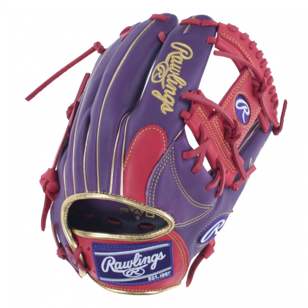 Rawlings 軟式 HYPER TECH COLOR SYNC 内野手 右投 （パープル/スカーレット） GR3HTCN62 HYPER TECH（ローリングス） 軟式グローブ - 最安値 ...