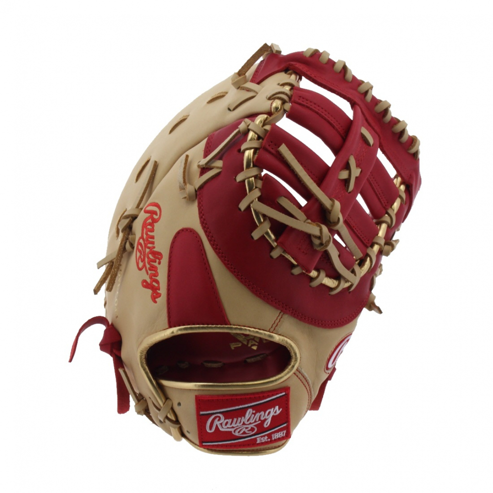 Rawlings HYPER TECH COLOR SYNC 一塁手 右投 （スカーレット/キャメル） GR4HTCM53-SCCAM HYPER TECH（ローリングス） 軟式グローブ ...