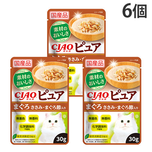 いなばペットフード CIAO ピュア パウチ まぐろ ささみ・まぐろ節入り 30g×6個 CIAO（いなばペットフード） 猫缶、ウエットフード - 最安値・価格比較 - Yahoo ...