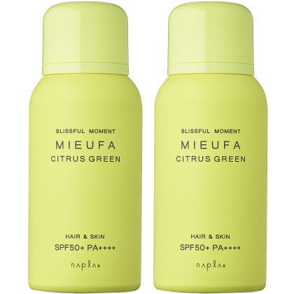 napla ミーファ フレグランスUVスプレー SPF50＋ PA＋＋＋＋ 80g（シトラスグリーン）×2個 MIEUFA 日焼け止め - 最安値・価格比較 - Yahoo!ショッピング ...