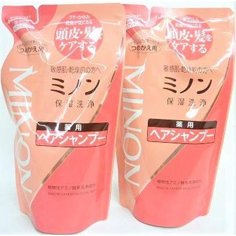 第一三共ヘルスケア ミノン 薬用ヘアシャンプー 詰替 380ml×2個 MINON レディースヘアシャンプー - 最安値・価格比較 - Yahoo!ショッピング｜口コミ・評判からも探せる