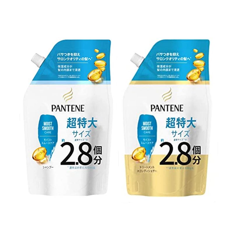 P&G パンテーン モイストスムースケア シャンプー＆コンディショナー 詰め替えセット（860ml＋860g）×1個 パンテーン レディースヘアシャンプー - 最安値・価格比較 - Yahoo ...