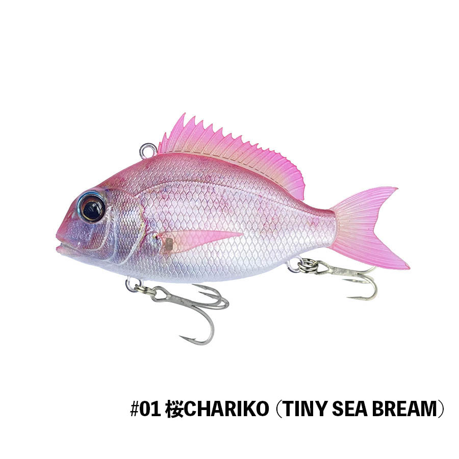 LITTLE JACK チャリコム 65mm #01 桜CHARIKO（TINY SEA BREAM） バイブレーションルアー - 最安値 ...