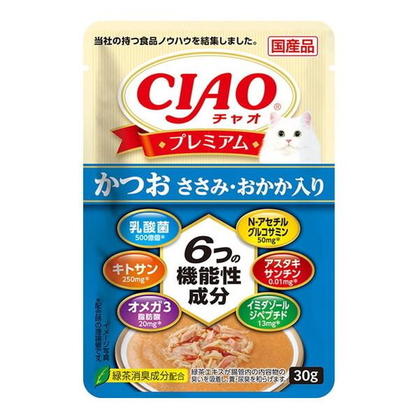 いなばペットフード CIAOプレミアム パウチ かつお ささみ・おかか入り 30g×1個 CIAO（いなばペットフード） 猫缶、ウエットフード - 最安値・価格比較 - Yahoo ...
