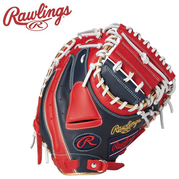 Rawlings HYPER TECH COLOR SYNC 捕手 右投 （ネイビー/スカーレット） GR3FHTC2AF-NSC HYPER TECH（ローリングス） 軟式グローブ - 最 ...