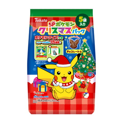 東ハト 東ハト 5Pポケモン クリスマスパック チョコレート味 80g（16g×5袋）×1個 スナック菓子 - 最安値・価格比較 - Yahoo!ショッピング｜口コミ・評判からも探せる