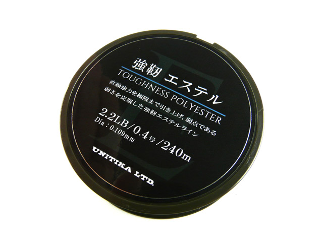 ユニチカ (UNITIKA) 強靭エステル (TOUGHNESS POLYESTER) 240m クリア 2.2LB (0.4号) 釣り糸 ...