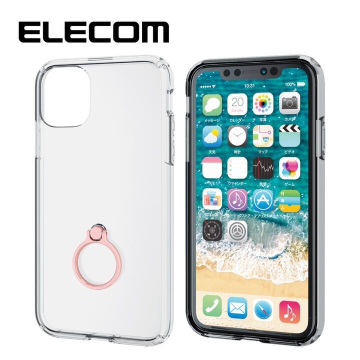 ELECOM iPhone 11 ハイブリッドケース リング付 PM-A19CHVCRPN（ピンク） iPhone用ケース - 最安値・価格比較 - Yahoo!ショッピング｜口コミ・評判からも探せる
