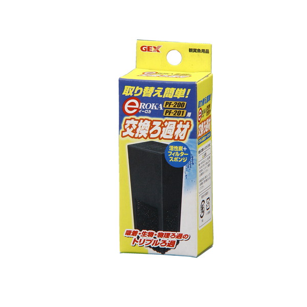 GEX e～ROKA（イーロカ） PF-200/PF-201用 交換ろ過材 ろ材（水槽、アクアリウム用品） - 最安値・価格比較 - Yahoo!ショッピング