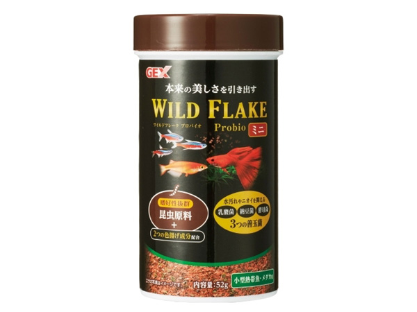 GEX GEX ワイルドフレーク プロバイオ ミニ 52g 魚のエサ - 最安値・価格比較 - Yahoo!ショッピング