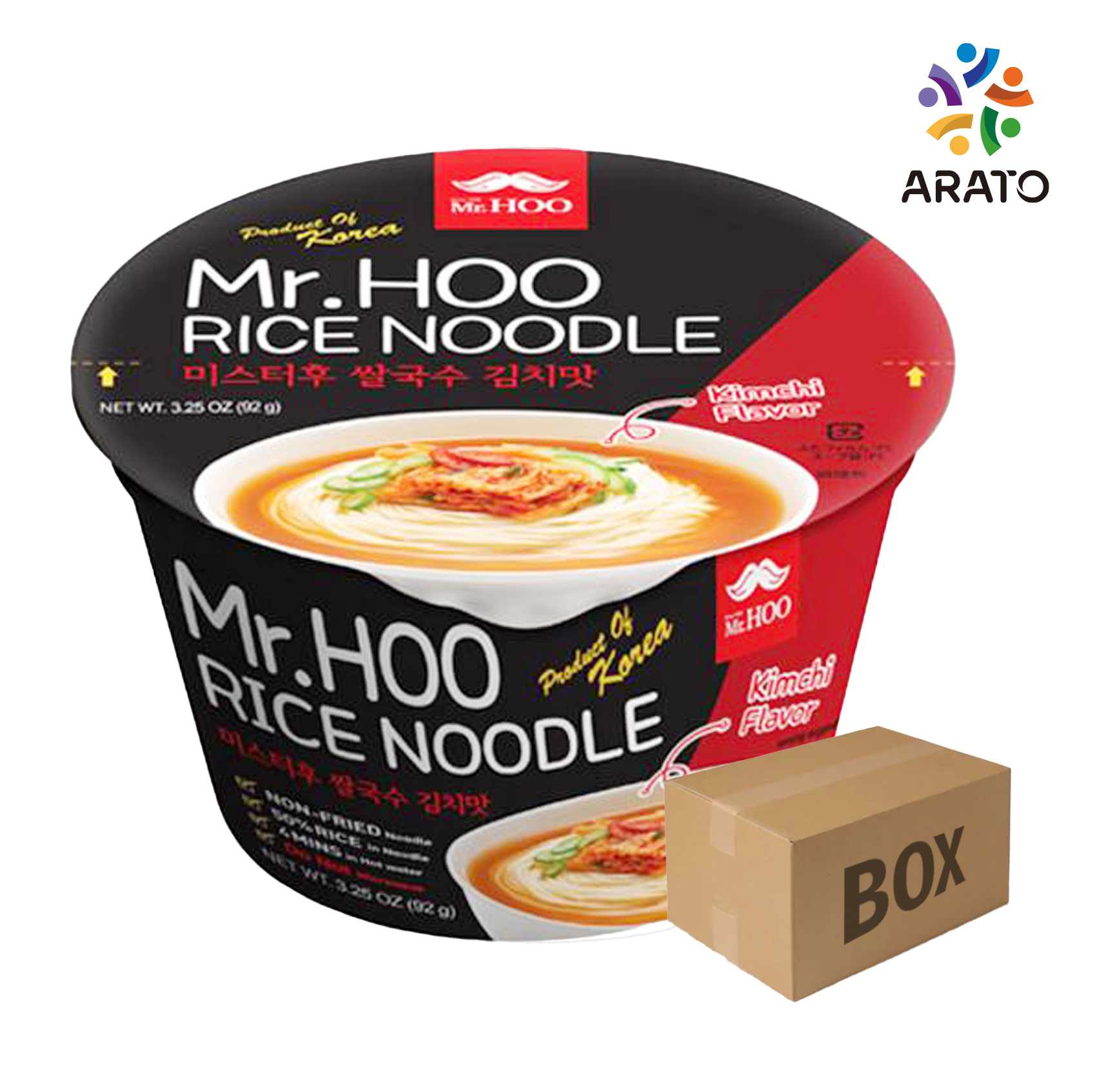 Mr.Hoo お米ヌードル キムチ味 92g × 12個 ラーメン - 最安値・価格比較 - Yahoo!ショッピング｜口コミ・評判からも探せる