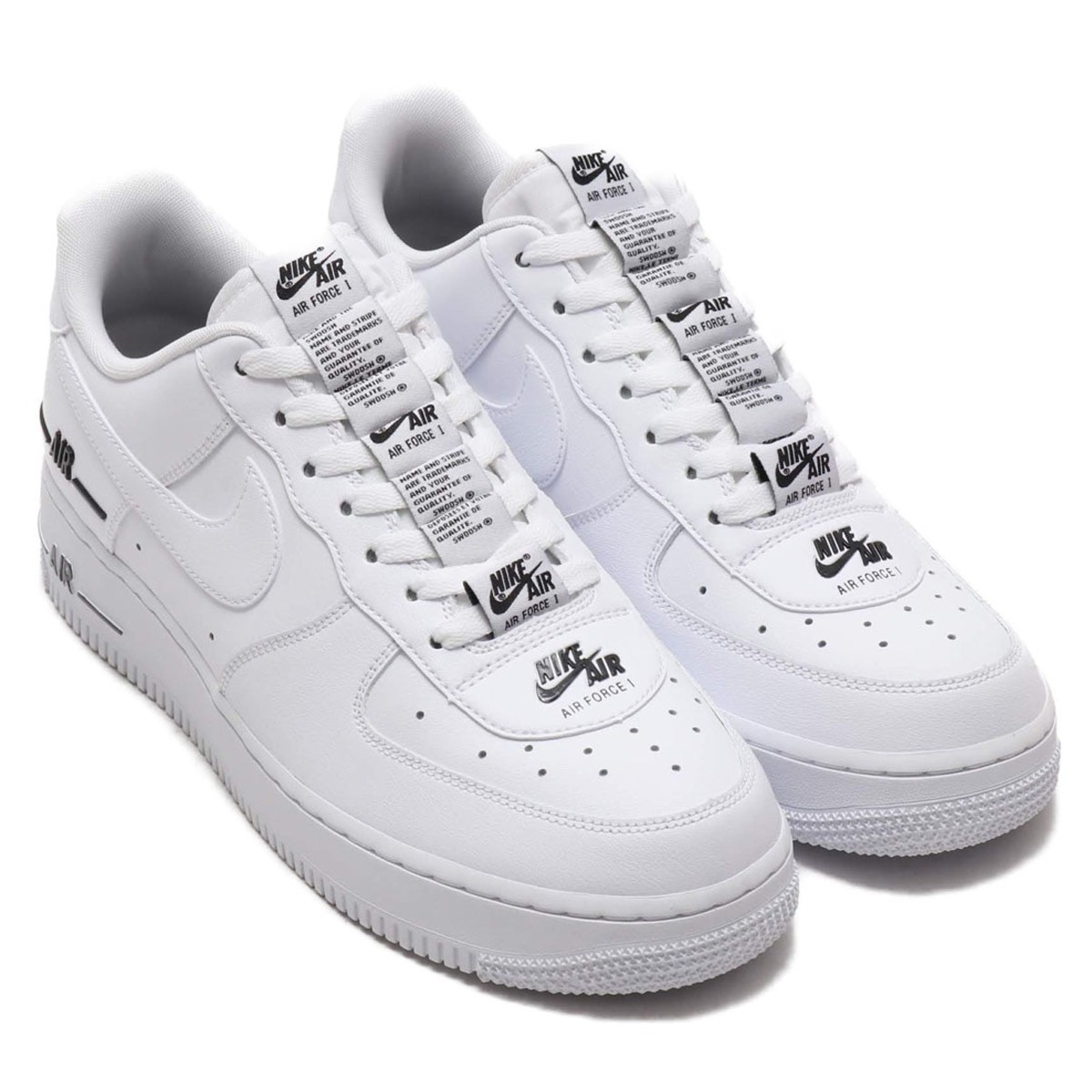 NIKE AIR FORCE 1 '07 LV8 LOW "DOUBLE AIR" CJ1379-100 （ホワイト/ホワイト/ブラック） エア フォース 1 メンズスニーカー - 最安値 ...