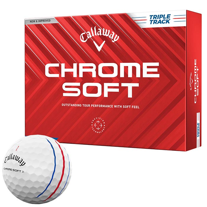 Callaway CHROME SOFT トリプル・トラック （ホワイト） 2024年モデル 1ダース CHROME SOFT ゴルフボール - 最安値・価格比較 - Yahoo!ショッピング